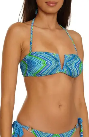 BECCA By Rebecca Virtue High Neck Bikini Top
