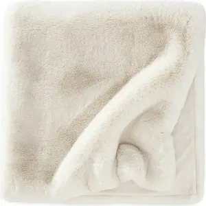 SUNDAY CITIZEN Faux Fur Bed Runner - White