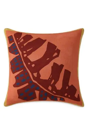 SUNDAY CITIZEN Leaf Sketch Accent Pillow - Koi