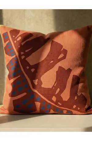 SUNDAY CITIZEN Leaf Sketch Accent Pillow
