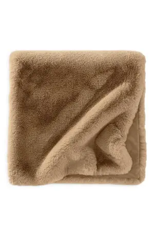 SUNDAY CITIZEN Faux Fur Bed Runner - Tan