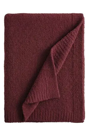 SUNDAY CITIZEN Snug Lap Throw Blanket - Cherry Lacquer