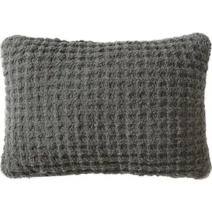 SUNDAY CITIZEN Snug Mini Waffle Accent Pillow - Granite