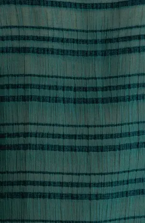 VIX PAULA HERMANNY Solid Cali Stripe Midi Cover-up Dress