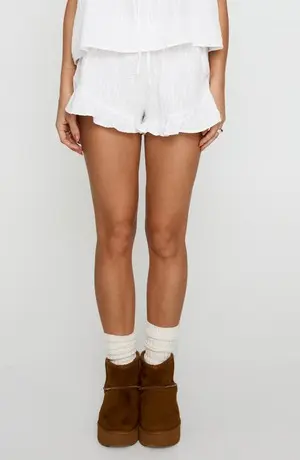 Princess Polly Santabelle Frill Shorts