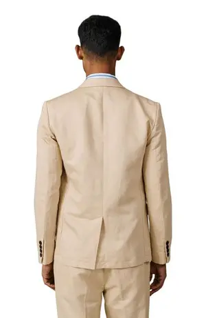 AUBIN Pasmore Tailored Linen Blend Blazer - Sand