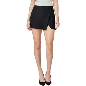 Endless Rose Asymmetrical Tweed Mini Skirt