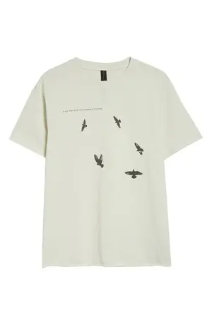 JKEEFER No Direction Organic Cotton Graphic T-shirt
