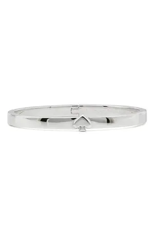 Kate Spade New York Everyday Spade Slim Bangle Bracelet - Silver