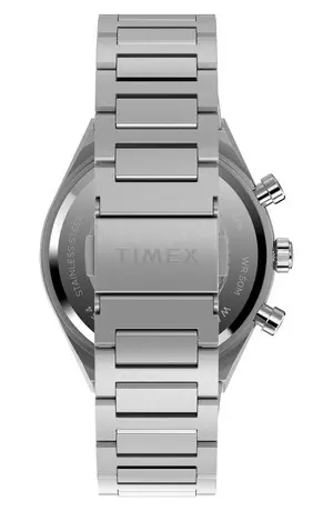 Timex® Timex Stainless Steel Chronograph Bracelet Watch