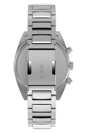 Timex® Timex Expedition Capstone Chronograph Stainless Steel Bracelet Watch - Silver-tone
