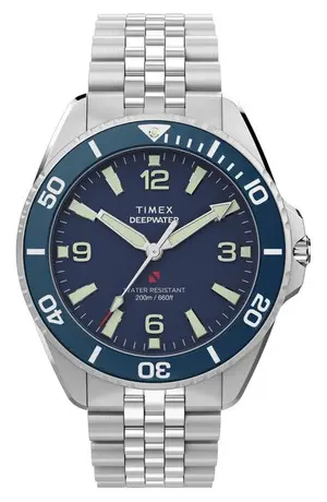 Timex® Timex Deepwater Arctic 200 Bracelet Dive Watch - Silver-tone