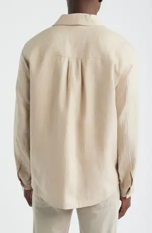 BOSS Linen Jacket - Open Beige