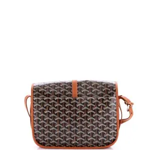 Goyard Belvedere Ii Messenger Bag Coated Canvas Mm - Black