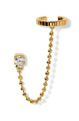 Nadri Delancey Ear Cuff With Cubic Zirconia