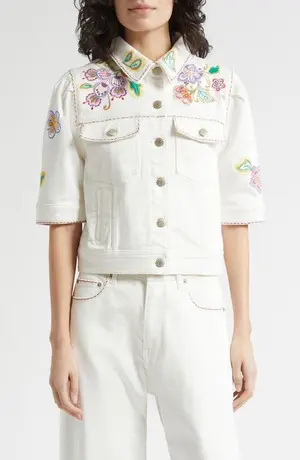 Cinq À Sept Jardin Bohème Carley Jacket - Scour Multi