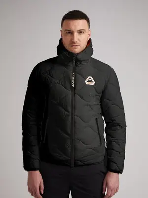 JACK1T Orb1t Long Sleeve Hooded Jacket - Black