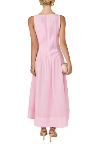 Endless Rose Pleated Bodice Sleeveless Maxi Dress