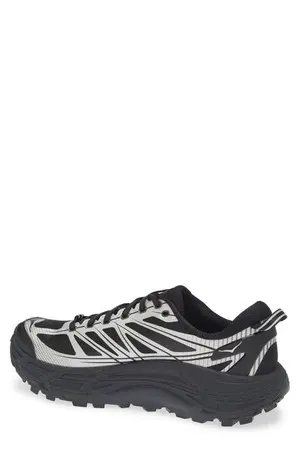 HOKA® Mafate Speed 2 Trail Running Sneakers - Black/silver