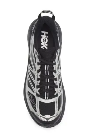 HOKA® Mafate Speed 2 Trail Running Sneakers - Black/silver