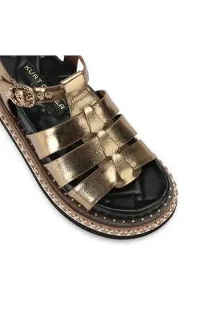 Kurt Geiger Orson Fisherman Sandal - Rust/copper