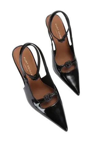Kurt Geiger Embellished Buckle Ankle Strap Stiletto Pumps