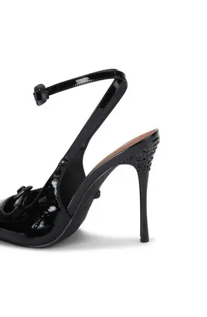 Kurt Geiger Embellished Buckle Ankle Strap Stiletto Pumps
