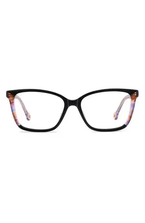 Carolina Herrera Rectangular Reading Glasses - Black Multicolor