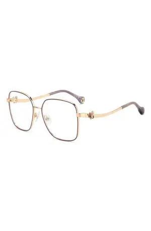 Carolina Herrera Oversized Square Reading Glasses - Gold Copper