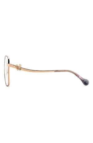 Carolina Herrera Oversized Square Reading Glasses - Gold Copper