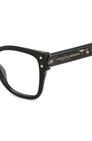 Carolina Herrera Square Frame Eyeglasses - Black