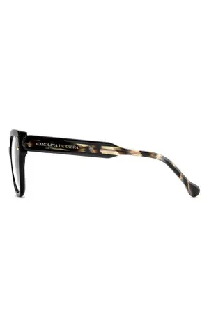Carolina Herrera Square Frame Eyeglasses - Black