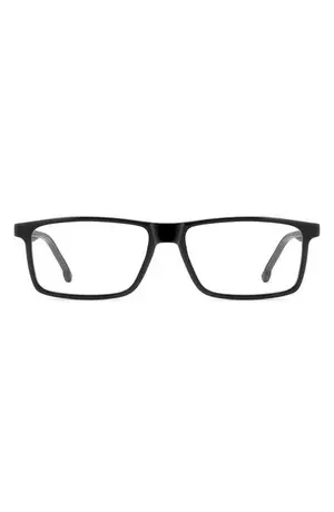 Carrera Eyewear Rectangular Full Rim Eyeglasses - Black