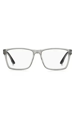 Hugo Rectangular Full Rim Eyeglasses - Grey