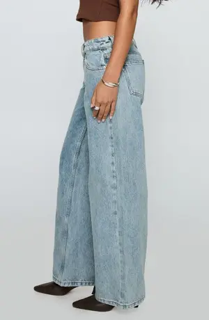 Princess Polly Ellanor Slouchy Wide Leg Jeans