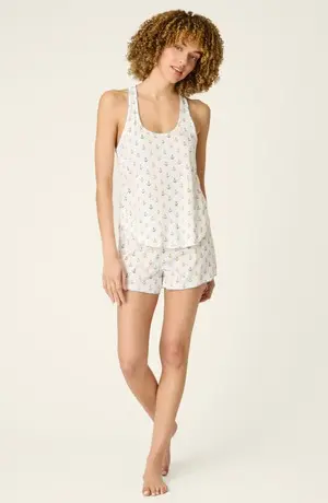 PJ Salvage Meet Me The Sea" Printed Jersey Tank