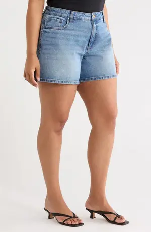 Kut From The Kloth Jane High Waist Denim Shorts