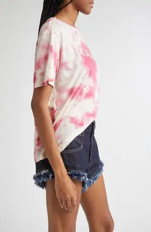 Isabel Marant Étoile Tie-dye Logo T-shirt