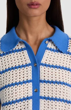 Alice + Olivia Randall Open Stitch Cardigan