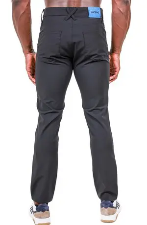 MACEOO Marthyr Slim Fit Pants - Black