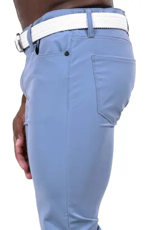 MACEOO Marthyr Slim Fit Stretch Pants - Blue