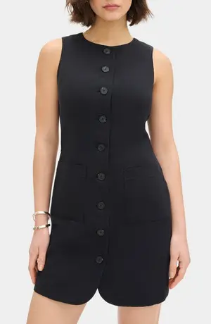 ALIGNE Leah Sleeveless Sheath Dress - Black