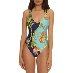 Trina Turk Flamingo One-piece Swimsuit - Multi