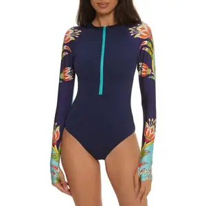 Trina Turk Zip Up Swimsuits