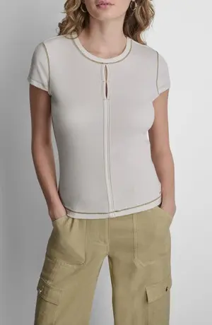Dkny Ribbed T-shirts For Women