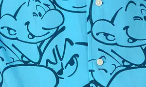 Opposuits The Smurfssmurftastic Camp Shirt - Blue
