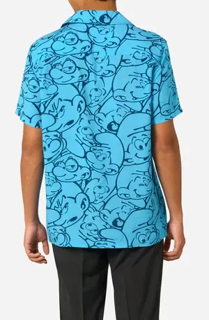 Opposuits The Smurfssmurftastic Camp Shirt