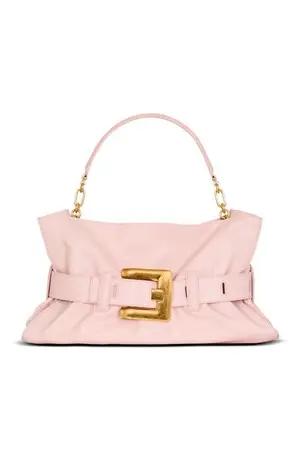 Balmain Medium Anthem Bag In Smooth Leather - Pink