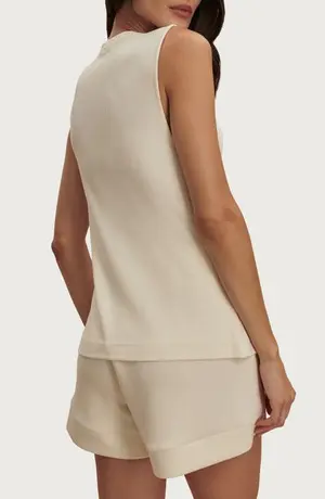 Varley Latia Button-up Tank - Birch