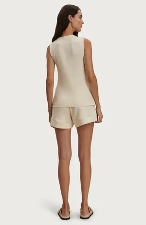 Varley Latia Button-up Tank - Birch